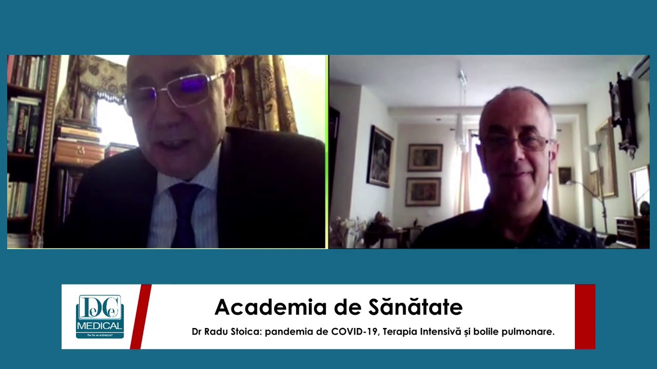 Dr Radu Stoica: pandemia de COVID-19, Terapia Intensivă și bolile ...