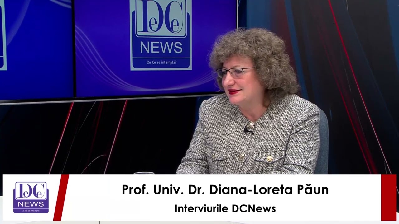 Prof. univ. dr. Diana Păun, interviu la DC News - DCNews TV